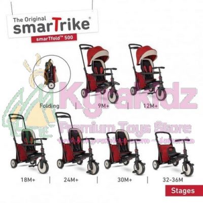 SMART TRIKE Smart Fold 500Plus 7 in 1 Folding Trike - Kyrakidz